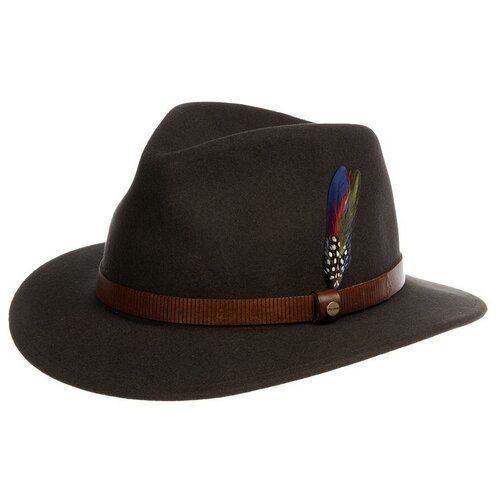 Шляпа STETSON, размер 61, коричневый