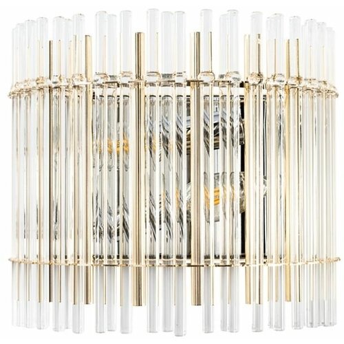 Crystal Lux Бра Crystal Lux AURELIO AP2 GOLD+CHROME/TRANSPARENT