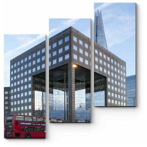 Модульная картина Современная архитектура Лондона 80x85