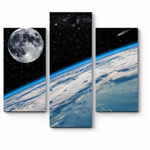 Модульная картина Бескрайние просторы космоса 60x54