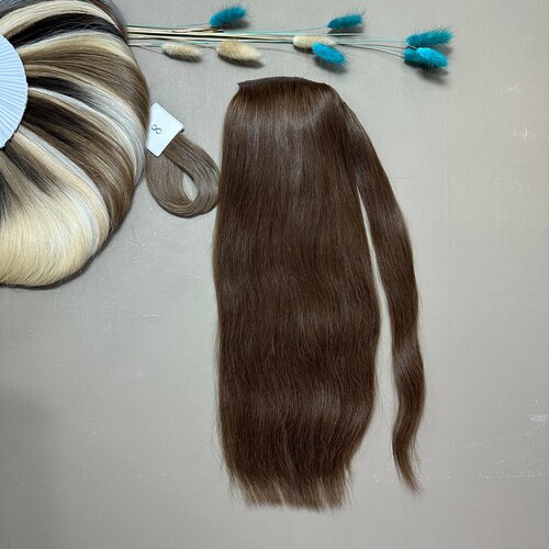 Шиньон-хвост классический из европейских волос Belli Capelli 45см №8