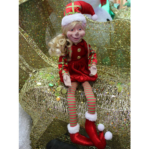Рождественская декорация Сказочный тролль девочка (56 см)