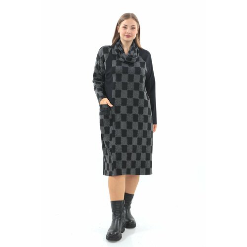 Платье Zedd Plus, размер 6XL, черный