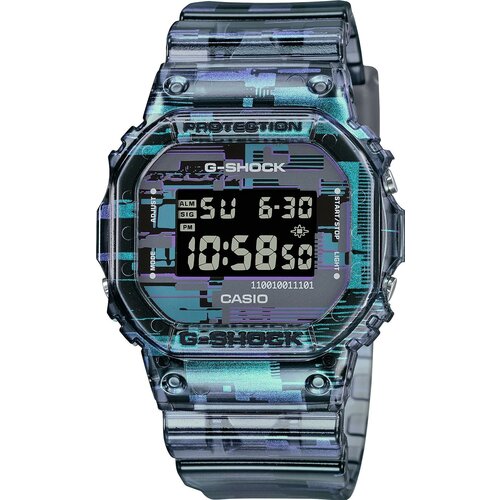 Наручные часы CASIO G-Shock DW-5600NN-1E, мультиколор, бирюзовый