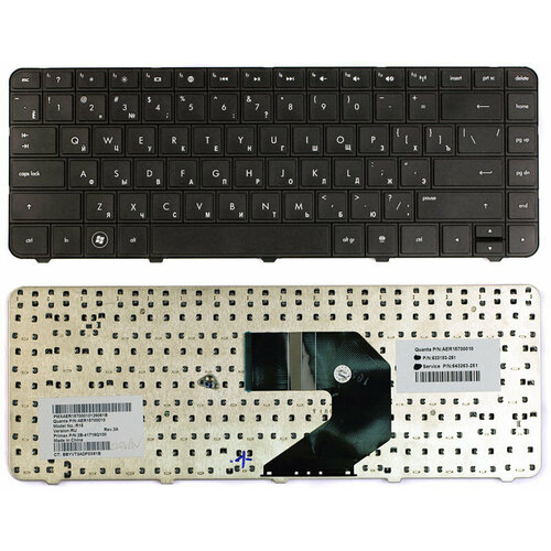 Клавиатура для ноутбука HP 636191-251 черная