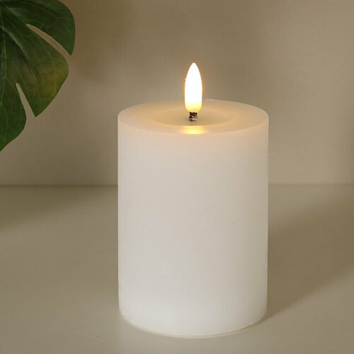 Peha Светодиодная свеча с имитацией пламени Игрим 10 см белая, батарейка BD-75100