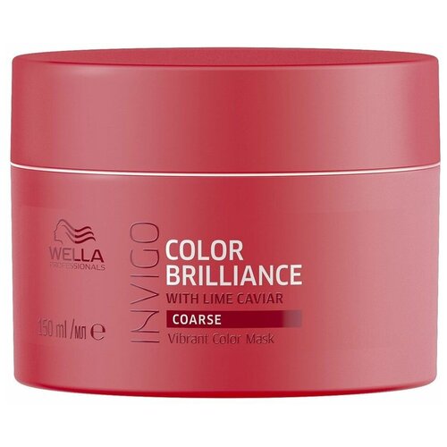 Wella Invigo Color Brilliance Coarse Protection Mask - Маска для защиты цвета окрашенных жёстких волос 150 мл