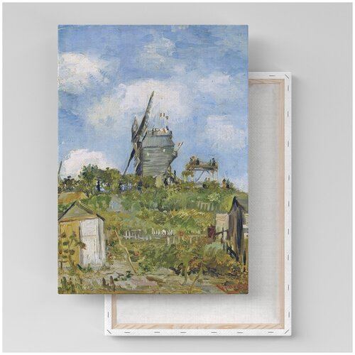Картина на холсте с подрамником / Van Gogh - Le Moulin de la Gallette, 1886 / Ван Гог