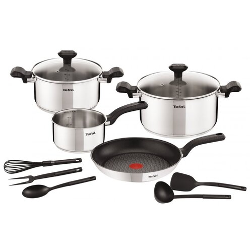 Набор посуды Tefal Comfort Max C973SB34 11 пр. серебристый 11 5.38 кг