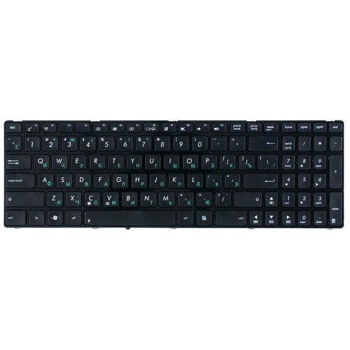 Клавиатура для Asus K61C, черная, русская, версия 1