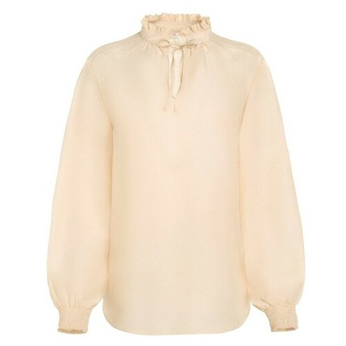 Блуза  Minaku, размер 50, белый, бежевый