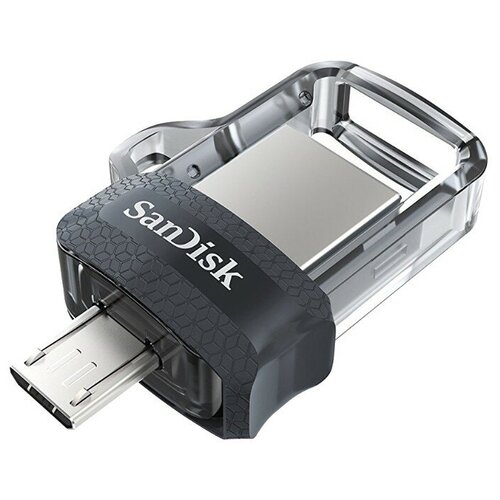 Флешка Sandisk Ultra Dual SDDD3-016G-G46 16 Гб Black