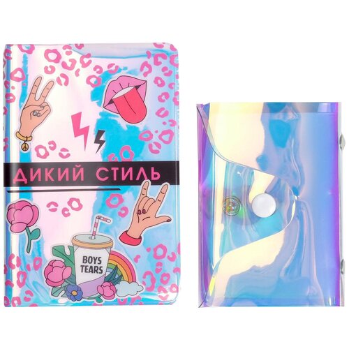 Комплект для паспорта Beauty Fox 5225450, голубой, розовый