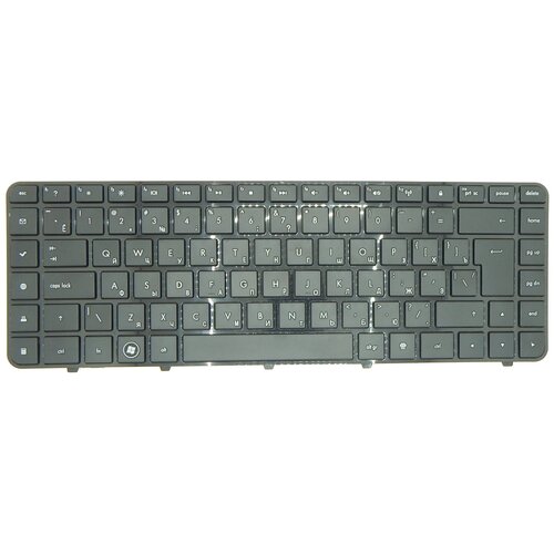 Клавиатура для ноутбука HP Pavilion dv6-3106er черная с рамкой