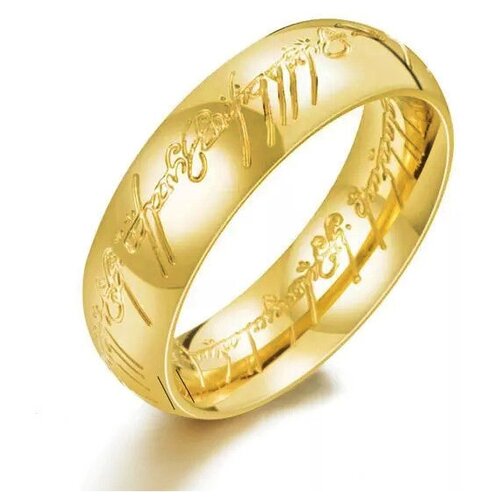 Кольцо, размер 19, золотой
