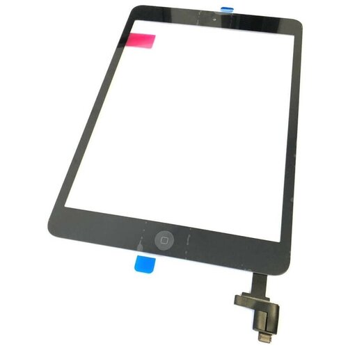 Сенсорное стекло (тачскрин) с коннектором для iPad mini 1, 2 (Original OEM) Белый