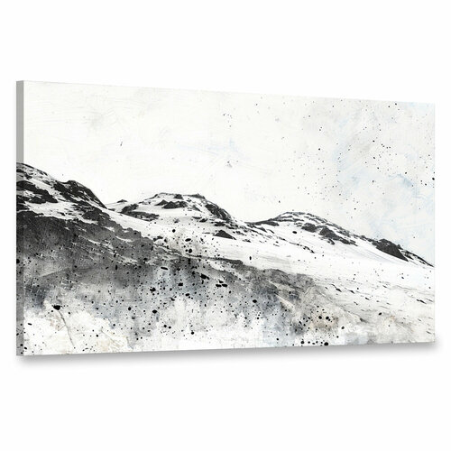 Интерьерная картина 100х60 "Белое молчание"
