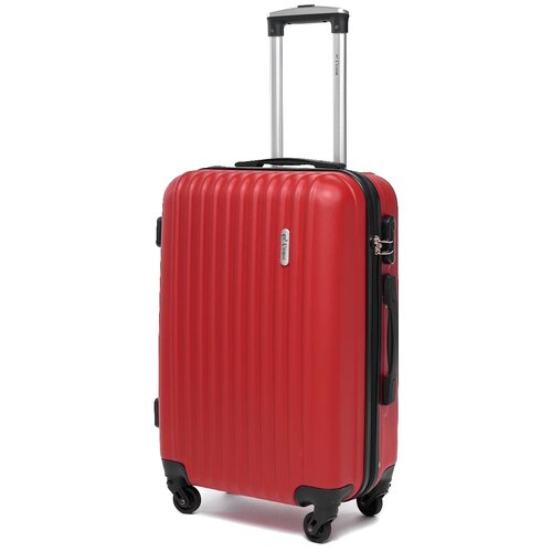 Умный чемодан L'case Krabi Krabi, 55 л, размер M, красный