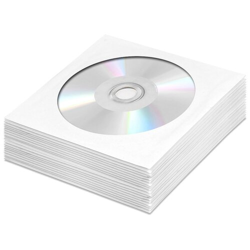 Диск CD-R CMC 700Mb 52x blank (без покрытия) в бумажном конверте с окном, 20 шт.