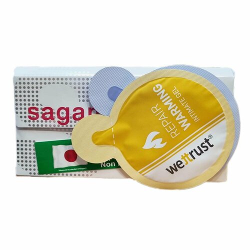 Набор полиуретановых презервативов Sagami Original 002 SET 12 шт. + Подарок