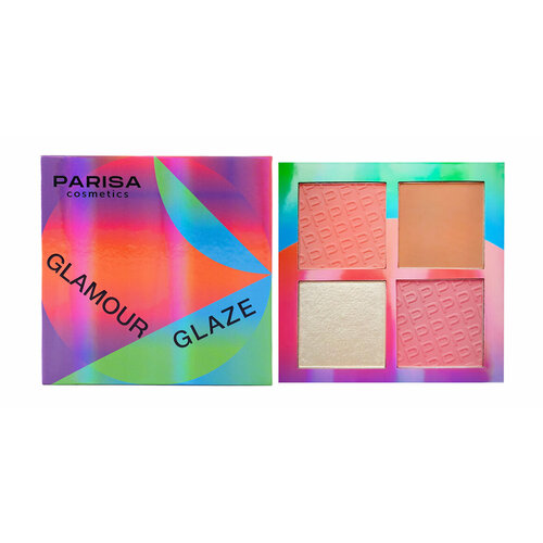 PARISA COSMETICS Палетка для макияжа лица Glamour Glaze C-2304, 24 г