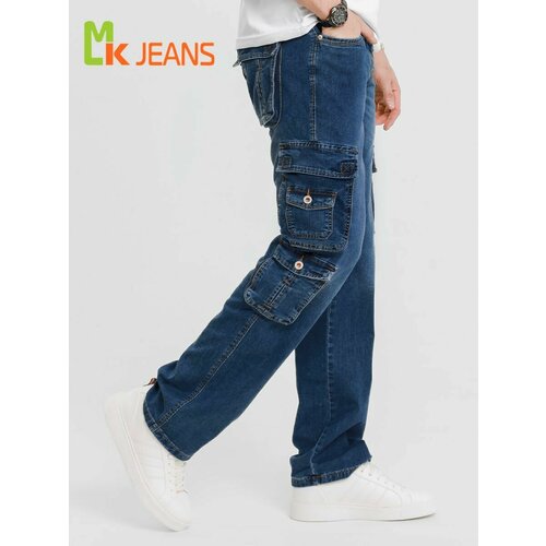 Джинсы MkJeans, размер 34, dark blue