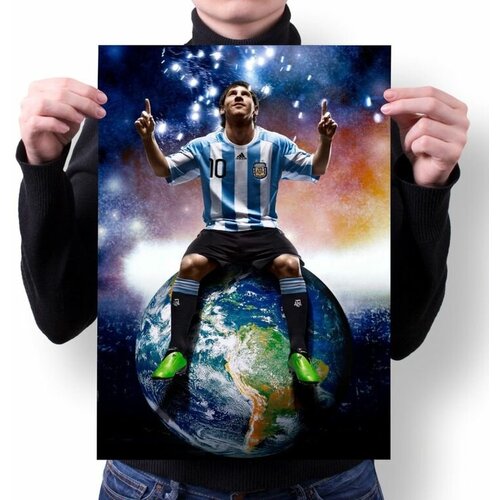 Плакат Лионель Месси, Lionel Messi №26, А4