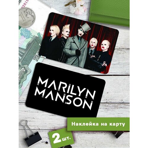 Наклейки на банковскую карту Marilyn Manson Мерлин Менсон