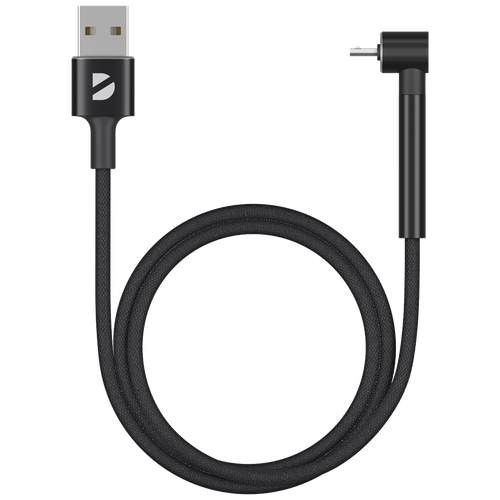 Кабель Deppa 72296 USB2.0 - Micro USB 2.4A 1m Black