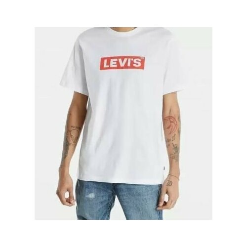 Футболка Levi's, размер XL, белый