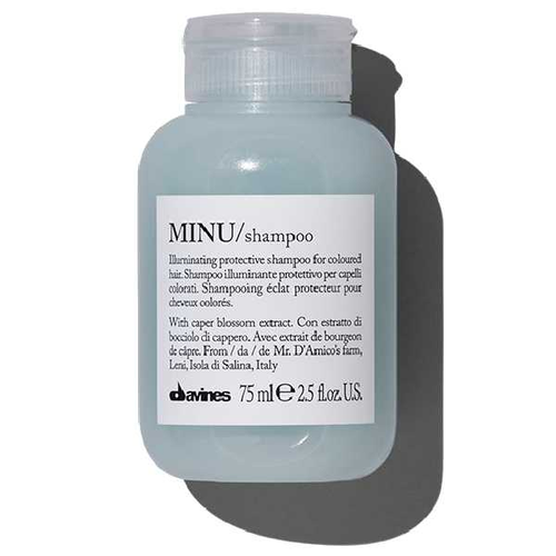 DAVINES MINU Shampoo - Защитный шампунь для сохранения косметического цвета волос 75 мл