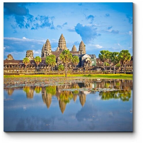 Модульная картина Знаменитый храмовый комплекс Ангкор-Ват30x30