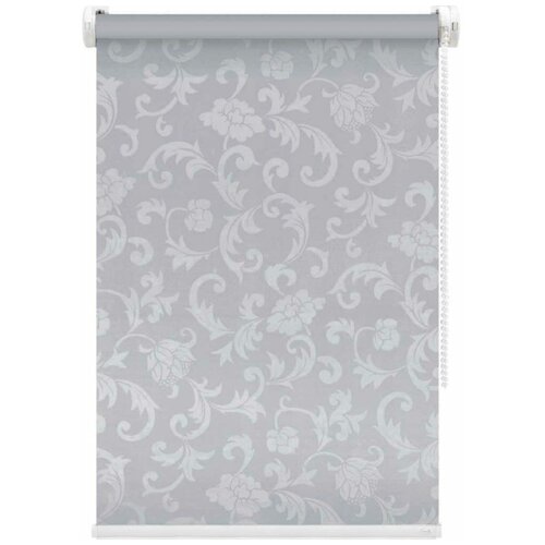 Рулонная штора FixLine Bloom, 65х180 см, серый