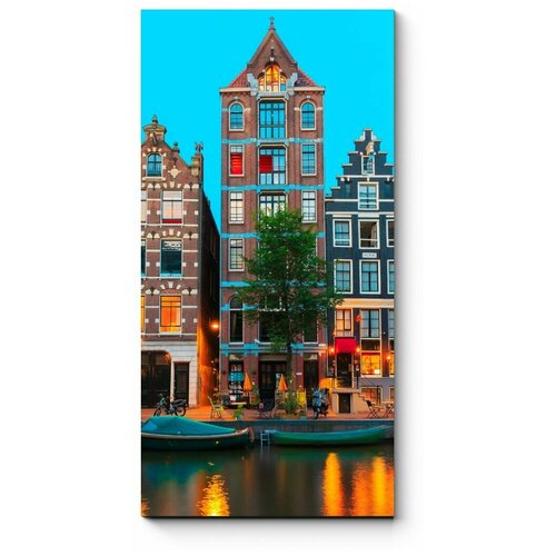 Модульная картина Амстердам каким мы его знаем 20x40