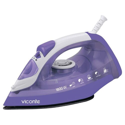 Утюг Viconte VC-4301, фиолетовый/белый