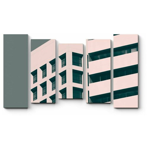 Модульная картина Минималистичный фасад 90x54
