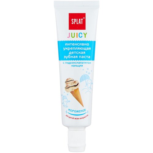 Зубная паста SPLAT Juicy Мороженое для детей всех возрастов, 35 мл, 56 г