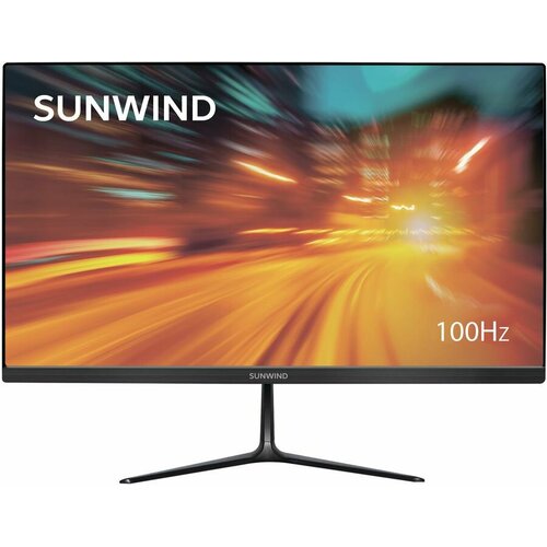 Монитор SunWind SM-22FV222 21.5", черный [sm22vb01]