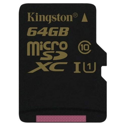 Флеш карта microSD 64GB Kingston microSDXC Class 10 UHS- I U1