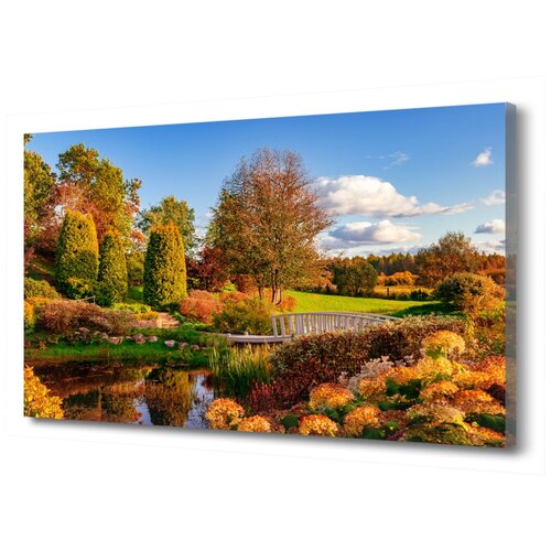 Картина на холсте "Осень" PRC-326 (45x30см). Натуральный холст