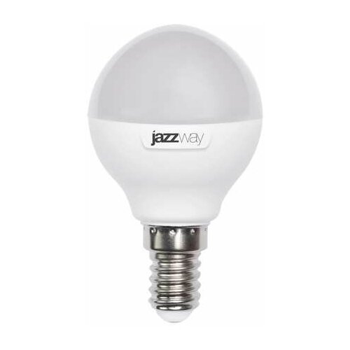 Лампа светодиодная PLED-SP-G45 7Вт шар 3000К тепл. бел. E14 540лм 230В JazzWay 1027856-2 (40шт.)