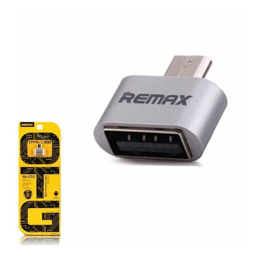 Адаптер OTG Micro-USB RA-OTG серебро