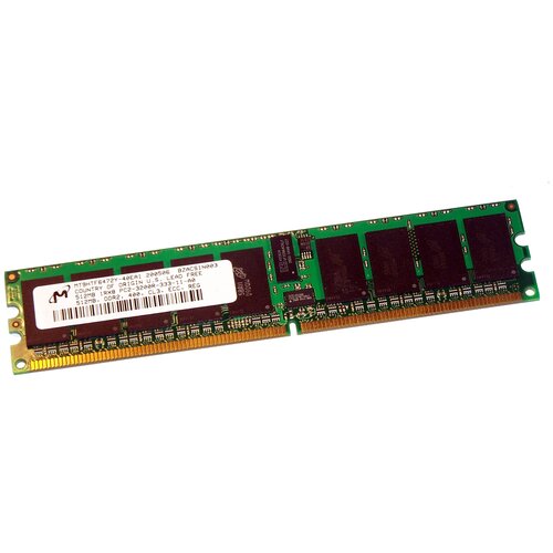 Оперативная память Micron 512 МБ DDR2 400 МГц DIMM CL3 MT9HTF6472Y-40EA1