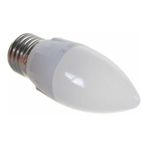 Лампа светодиодная LED 7вт 175-250В свеча матовая 600Лм Е27 4000К Uniel яркая | код UL-00002412 | Uniel (5шт. в упак.)