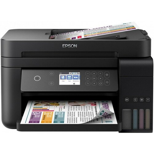 МФУ струйное Epson EcoTank L6270, цветн, A4, черный