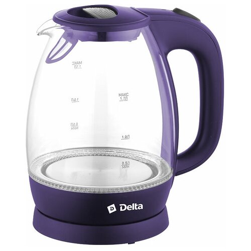 Чайник DELTA DL-1203, фиолетовый