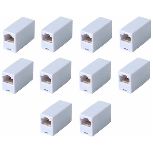 Соединительный модуль (Переходник) TWIST RJ-45/RJ-45 (8P8C), 10 шт/упаковка