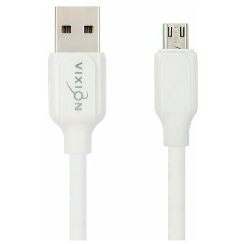 Кабель USB VIXION (K28) 3,5A microUSB (1м) (белый)