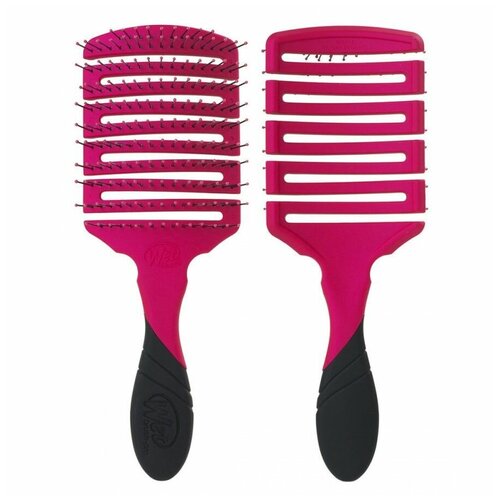 Щетка Wet Brush Pro Flex Dry Paddle Pink розовая, с мягкой ручкой для быстрой сушки волос