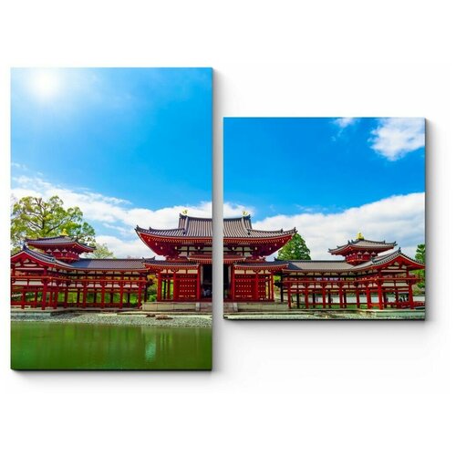 Модульная картина Храм Биодо, Киото60x45